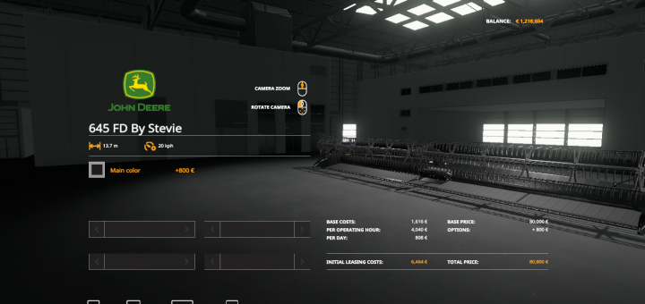 MacDon FD75 v1.0 FS19 | Landwirtschafts Simulator 19 Mods | LS19 Mods