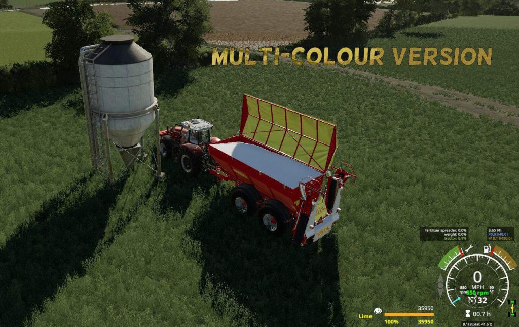 BREDAL K165 LIME SPREADER v1.1 FS19 | Landwirtschafts Simulator 25 Mods ...