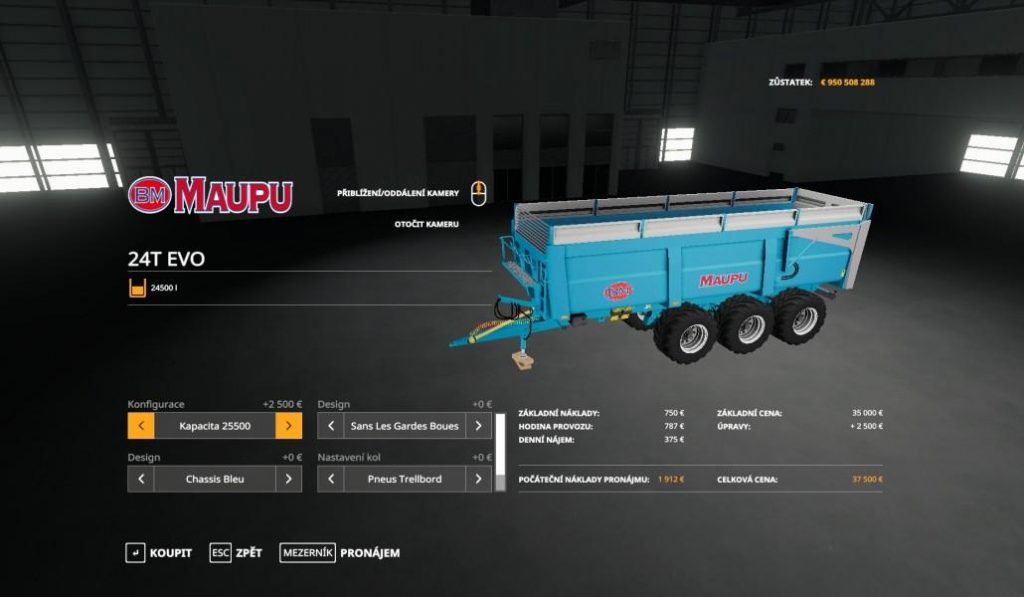 Maupu 24T V1.0 FS19 | Landwirtschafts Simulator 25 Mods / LS25 Mods
