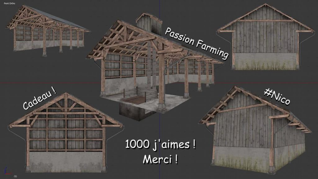 Modular Wood Building v1.0 FS19 | Landwirtschafts Simulator 25 Mods ...