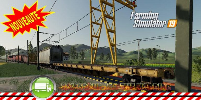 Eisenbahnwägen v1.0 FS19 | Landwirtschafts Simulator 25 Mods / LS25 Mods