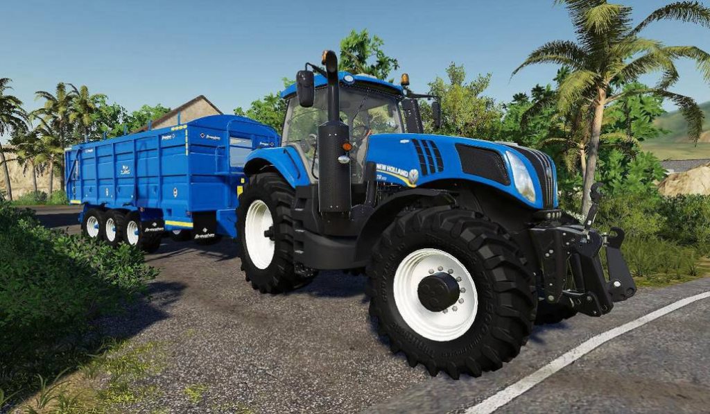 Broughan Tri Axle Trailer V1.0 FS19 | Landwirtschafts Simulator 25 Mods ...