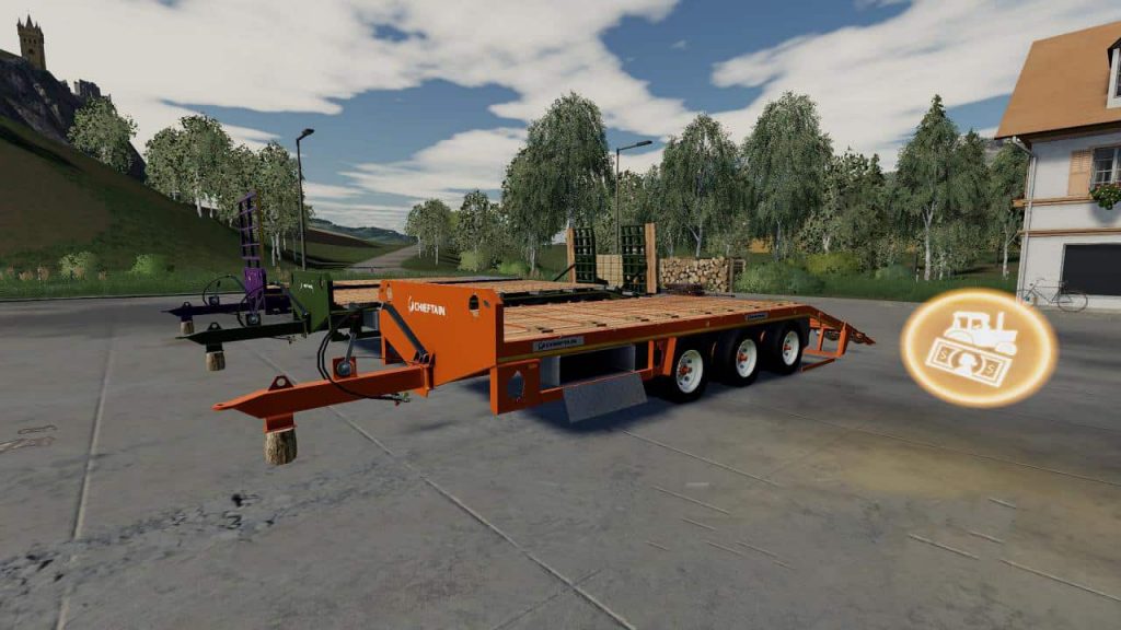 Chieftain Tri Axle Tieflader v1.0.0.0 FS19 | Landwirtschafts Simulator ...
