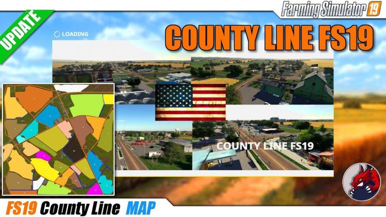 County Line Seasons 19 AutoDrive v1.0 FS19 | Landwirtschafts Simulator ...