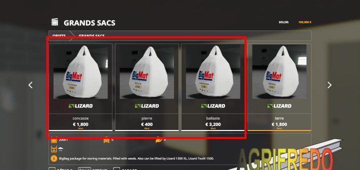 Bau big bag v1.0.0.0 FS19 | Landwirtschafts Simulator 19 Mods | LS19 Mods