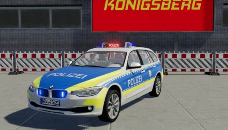 BMW 318d -Polizei NRW FS19 | Landwirtschafts Simulator 25 Mods / LS25 Mods