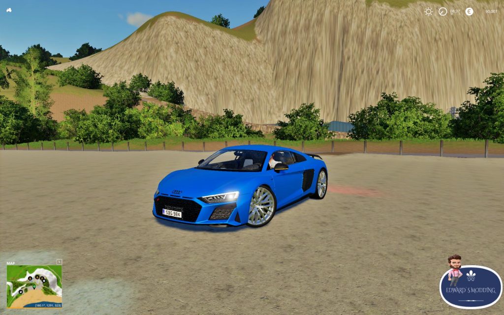 Audi R8 v1.0 FS19 | Landwirtschafts Simulator 25 Mods / LS25 Mods