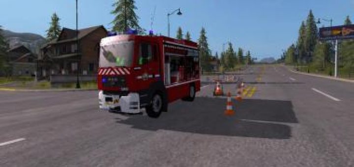 MAN TGM Rescue v1.0 FS19 | Landwirtschafts Simulator 19 Mods | LS19 Mods