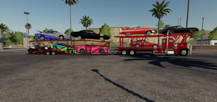 Lizard Car Trailer v1.2 FS19 | Landwirtschafts Simulator 19 Mods | LS19 ...