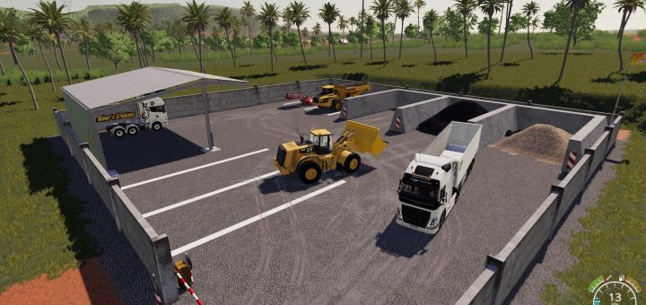 HAJ Yard Shed V1.0 FS19 | Landwirtschafts Simulator 19 Mods | LS19 Mods