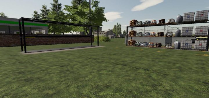 HAJ 5 Bay Garage v1.0 FS19 | Landwirtschafts Simulator 19 Mods | LS19 Mods