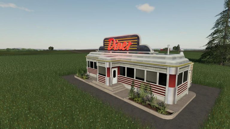 Vintage Diner v1.0 FS19 | Landwirtschafts Simulator 25 Mods / LS25 Mods