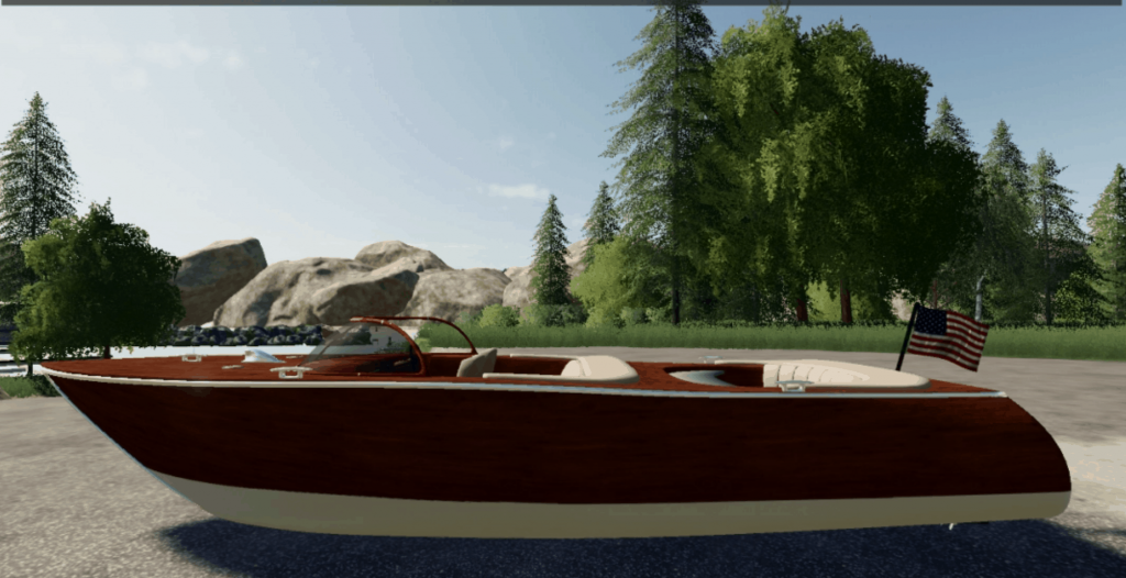 Luxusboot v1.0 FS19 | Landwirtschafts Simulator 25 Mods / LS25 Mods