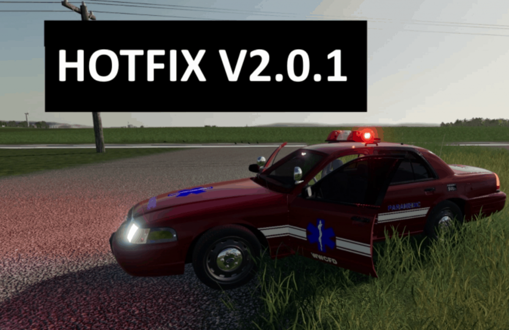 Ford Crown Victoria Sanitäter V2.0.1 FS19 | Landwirtschafts Simulator 25 Mods / LS25 Mods