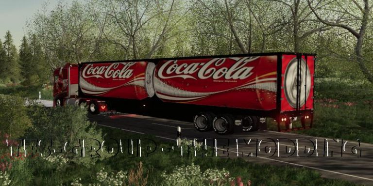 COCA COLA TRAILER v2.0 FS19 | Landwirtschafts Simulator 25 Mods / LS25 Mods