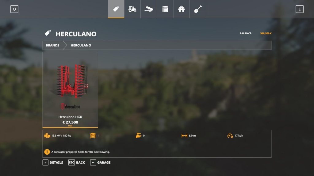 Herculano HGR v1.0 FS19 | Landwirtschafts Simulator 25 Mods / LS25 Mods