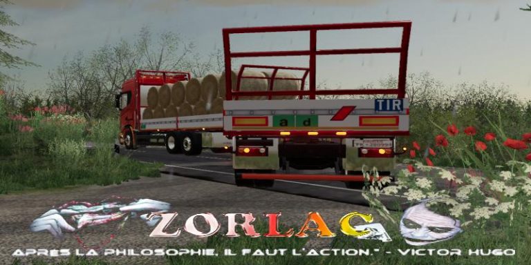 TRANSPORTS TRAILER TFSGROUP v2.0 FS19 | Landwirtschafts Simulator 25 ...