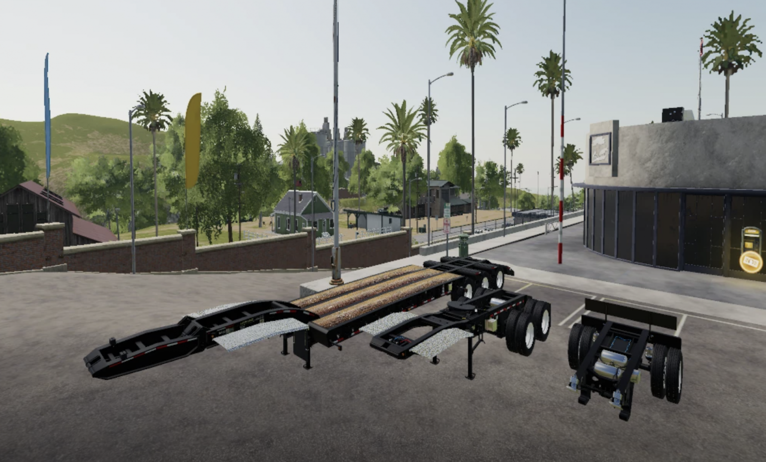 LODE KING LOWBED V1.0 FS19 | Landwirtschafts Simulator 19 Mods | LS19 Mods