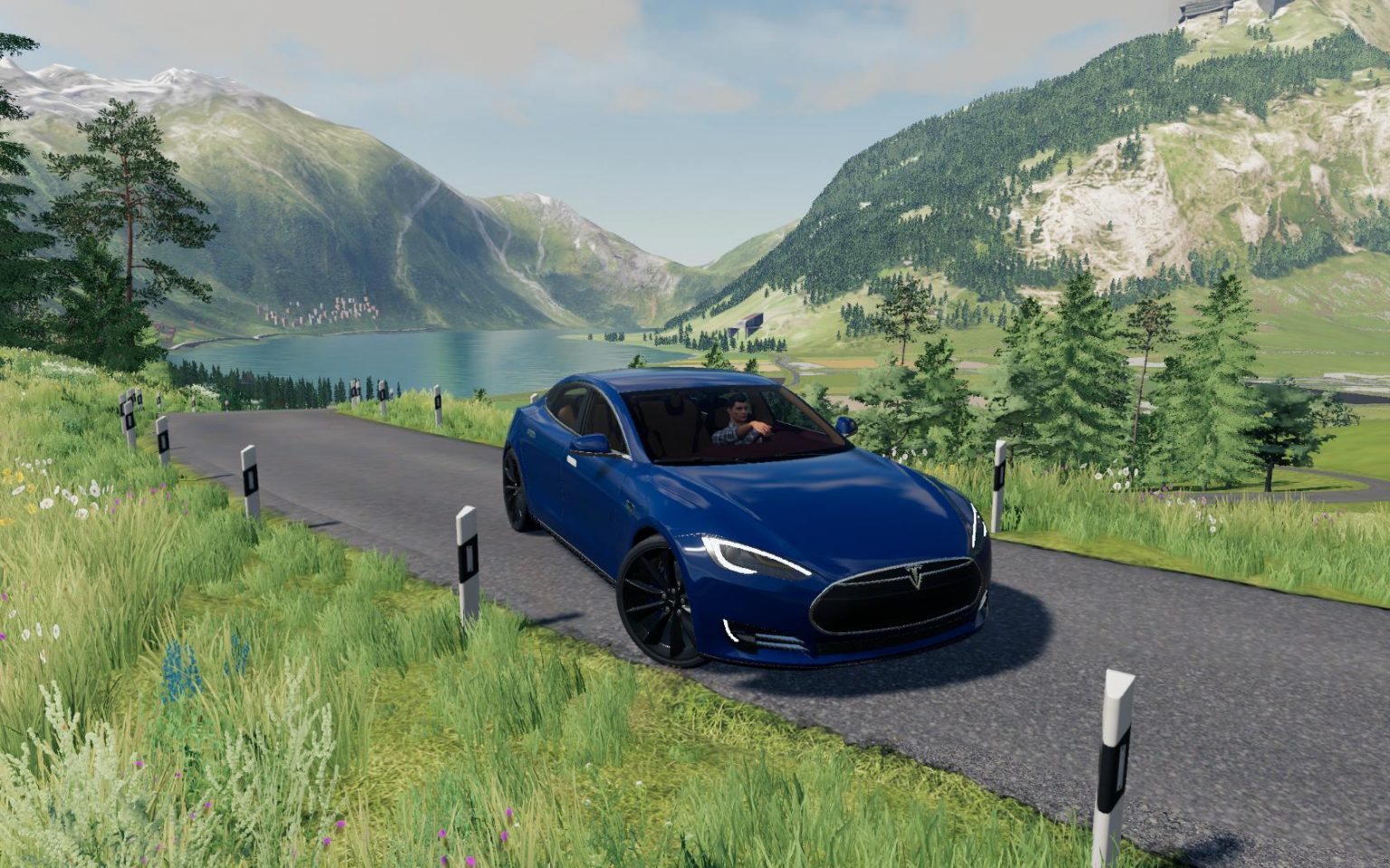 Tesla Model S v1.0 FS19 | Landwirtschafts Simulator 25 Mods / LS25 Mods