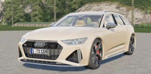 Audi RS 6 Avant (C8) 2019 V1.0 FS19 | Landwirtschafts Simulator 25 Mods ...