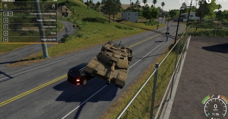 Abrams Tank M1A1 V1.0 FS19 | Landwirtschafts Simulator 25 Mods / LS25 Mods