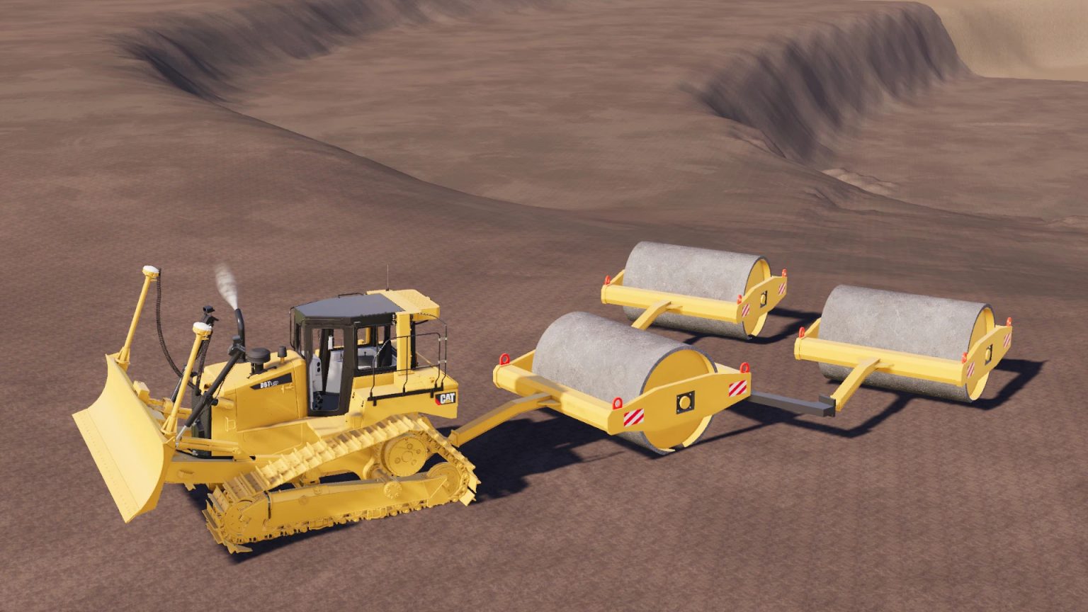 Trailer Compactor Roller v1.0 FS19 | Landwirtschafts Simulator 25 Mods ...