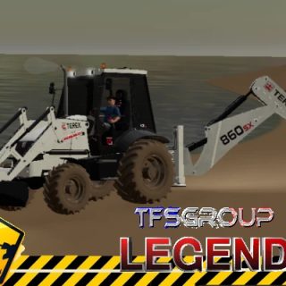 BAKHOE LOADER TEREX 860/880 SX v2.0 FS19 | Landwirtschafts Simulator 25 ...