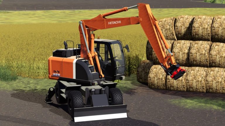 Hitachi 145W v2.0 FS19 | Landwirtschafts Simulator 25 Mods / LS25 Mods