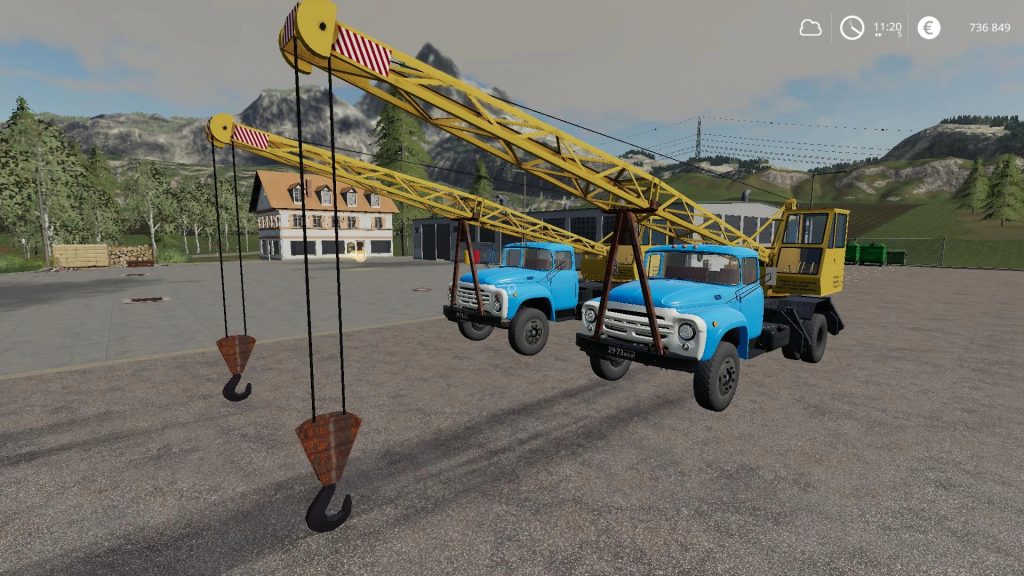 Zil 130 Kran v2.0 FS19 | Landwirtschafts Simulator 25 Mods / LS25 Mods