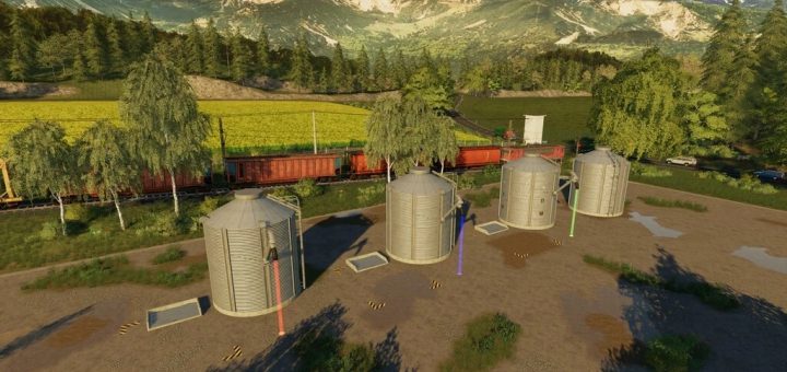 Kran für Behälter v1.0 FS19 | Landwirtschafts Simulator 19 Mods | LS19 Mods