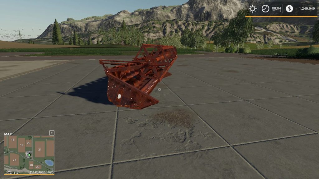 Rusty Old Header v1.0 FS19 | Landwirtschafts Simulator 25 Mods / LS25 Mods