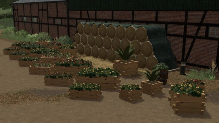 Blumen Deko Pack v1.0.1 FS19 | Landwirtschafts Simulator 25 Mods / LS25 ...