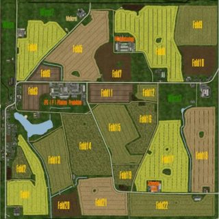 Bantikow Karte v1.1 FS19 | Landwirtschafts Simulator 25 Mods / LS25 Mods