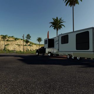 EQM SlideOut Camper v1.0 FS19 | Landwirtschafts Simulator 25 Mods ...
