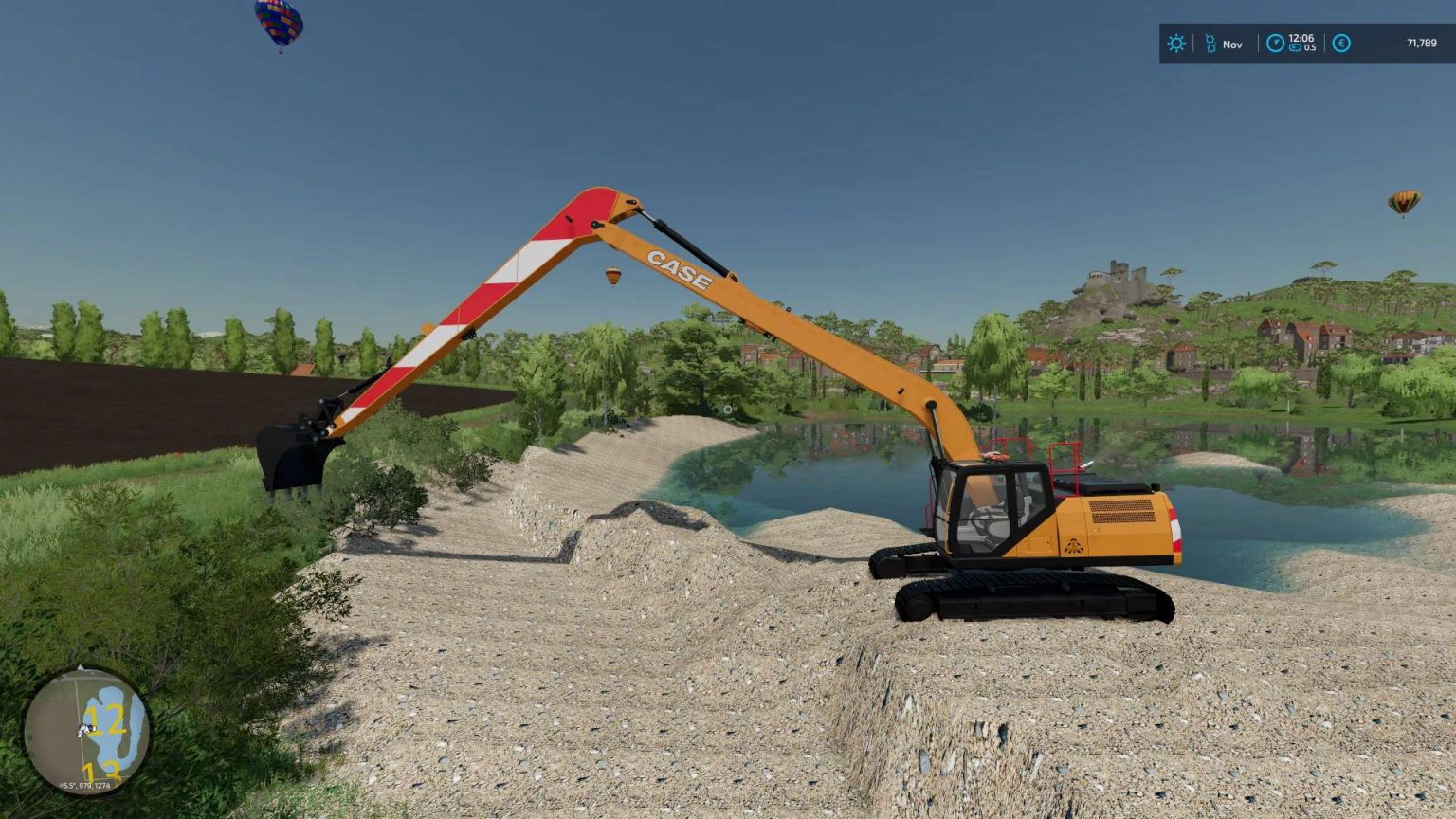 FS22 CASE CX250D Bagger mit großer Reichweite v1.0.0.0 ...