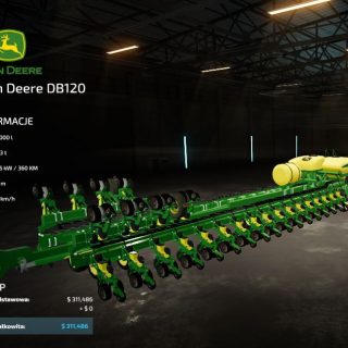 John Deere DB120 v1.1.0.0 Mod | Landwirtschafts Simulator 25 Mods ...