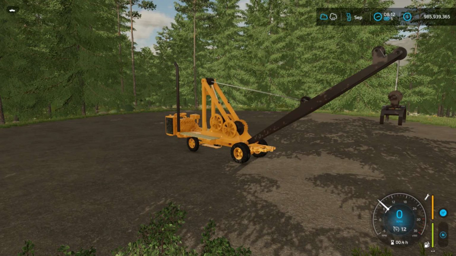 FS22 Alter Forstkran v1.0.0.0 | Landwirtschafts Simulator 25 Mods ...