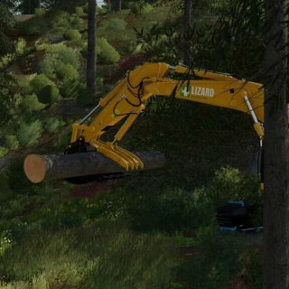 Lizard 320 Bagger v1.0.0.1 Mod | Landwirtschafts Simulator 25 Mods / LS25 Mods