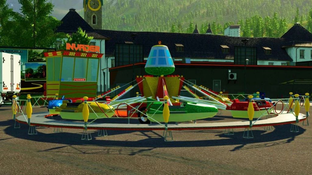 Invader Fairground Karussell v1.0.0.0 Mod | Landwirtschafts Simulator ...