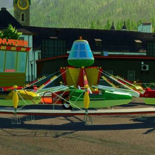 Invader Fairground Karussell v1.0.0.0 Mod | Landwirtschafts Simulator ...