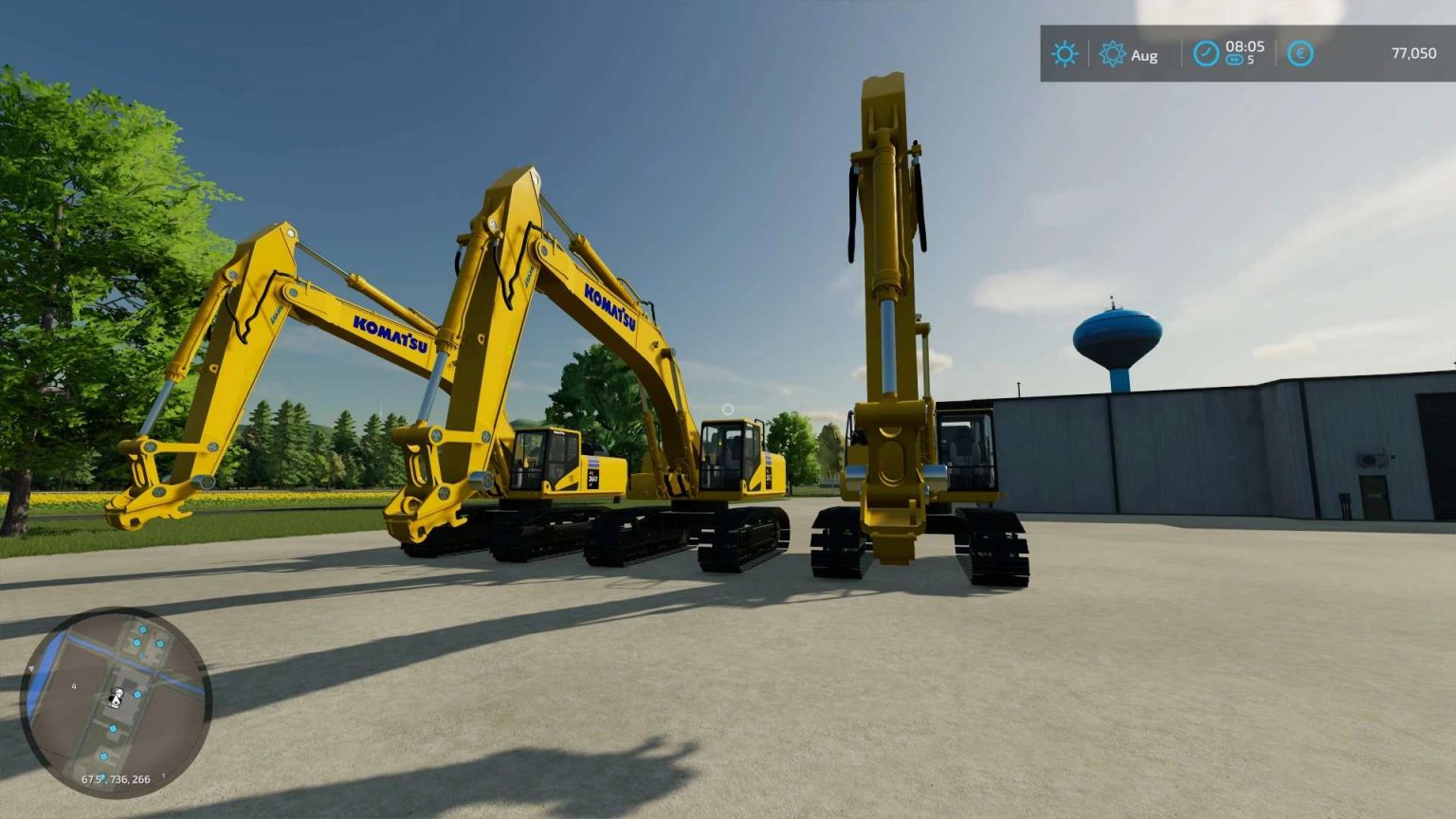 Komatsu 11 Großbagger v1.0.0.0 Mod | Landwirtschafts Simulator 25 Mods ...