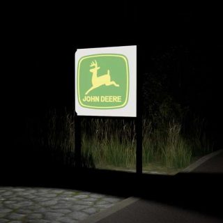 JD Light Sign v1.0.0.0 Mod | Landwirtschafts Simulator 25 Mods / LS25 Mods