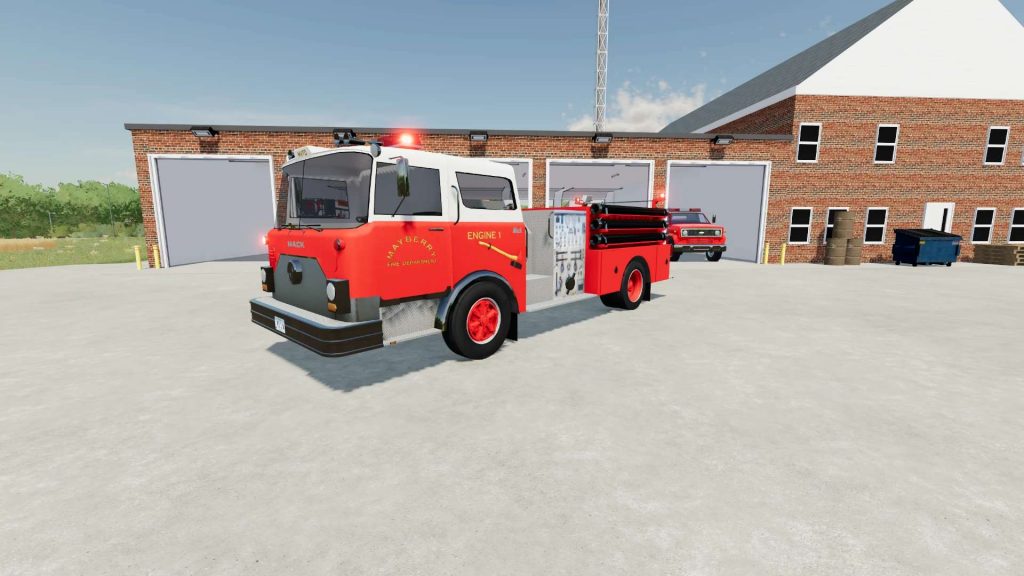 Mack CF Fire Engine v1.0.0.0 Mod | Landwirtschafts Simulator 25 Mods ...