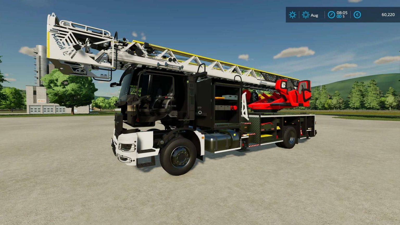MAN M32L-AS-TGS 18510 DLK Magirus v1.0.0.0 Mod | Landwirtschafts Simulator 25 Mods / LS25 Mods