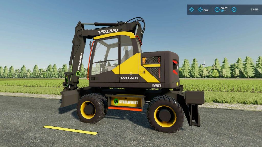 Volvo EWR150E v1.0.0.1 Mod | Landwirtschafts Simulator 25 Mods / LS25 Mods