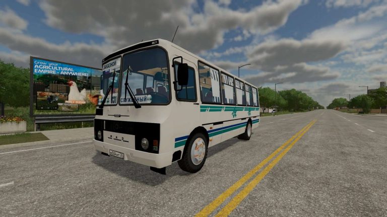 Bus PAZ 4234 v2.0.0.0 Mod | Landwirtschafts Simulator 25 Mods / LS25 Mods
