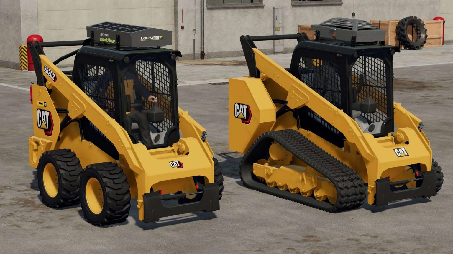 CAT 262D/272D und 289D/299D v1.0.0.0 Mod | Landwirtschafts Simulator 25 ...