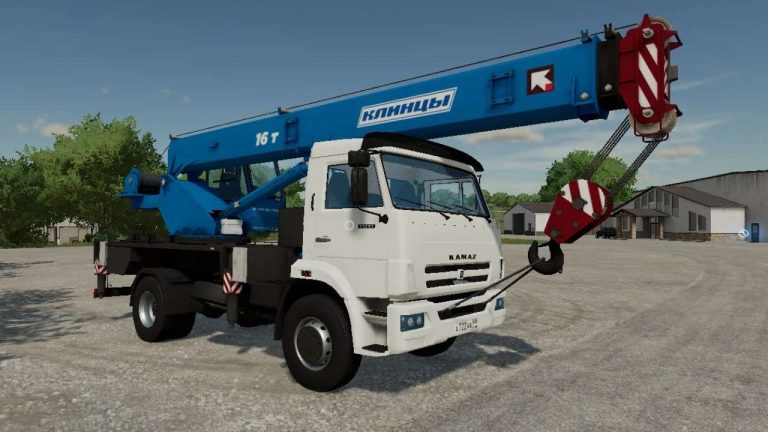 LS22 Kamaz Kran Klincy 4x2 v2.0.0.0 Mod | Landwirtschafts Simulator 25 ...