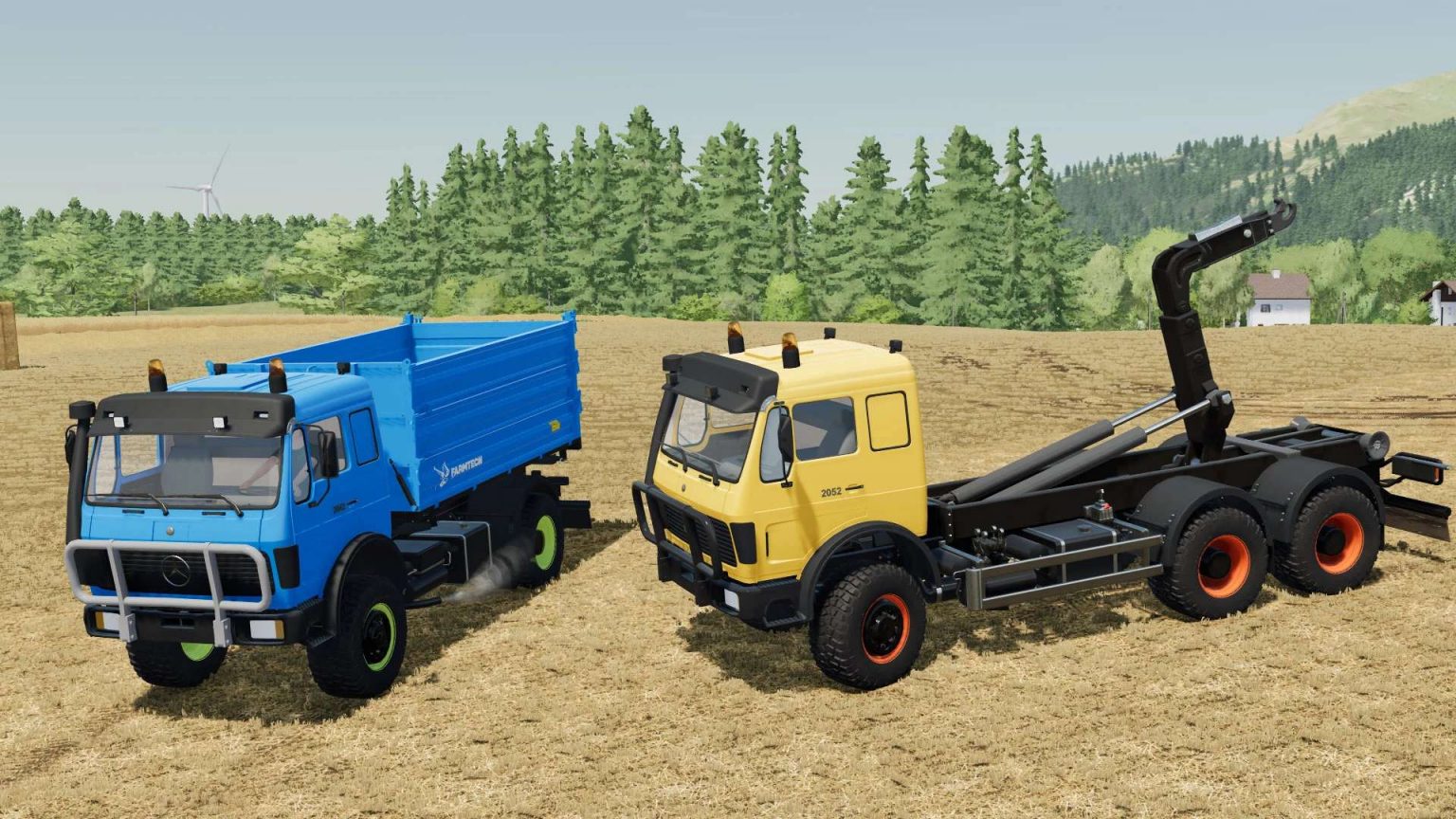 Mercedes Benz Agrar Kipper & IT Runner Trucks v1.0.0.0 Mod ...