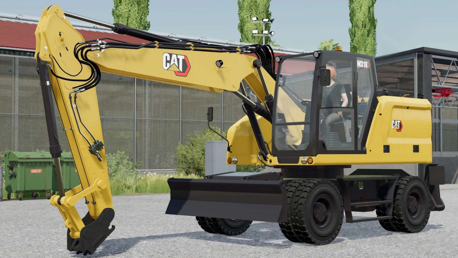 CAT M318 v1.0.0.0 Mod | Landwirtschafts Simulator 25 Mods / LS25 Mods